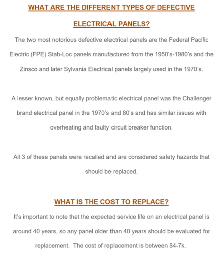 Federal Pacific Electric (FPE) and Zinsco Breaker Panels in Many Older ...